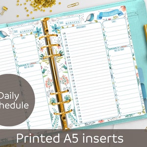 A5 planner inserts | Etsy