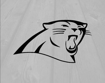 Carolina panthers decal | Etsy