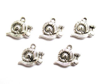 Sterling Silver Snail Ring Handmade Spiral Swirl Statement