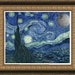 Death Starry Night Star Wars Print 8.5 x 11
