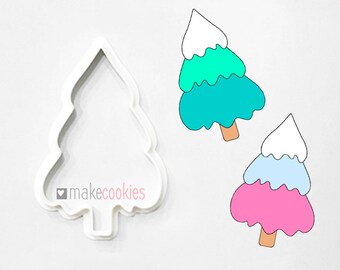 Christmas Tree Cookie Cutter Outline SHARP EDGES FAST