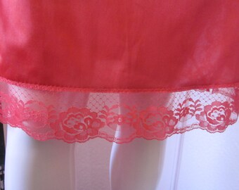 Red half slip | Etsy