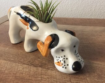 Dog plant pot | Etsy