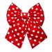 Minnie Mouse Hair Bow Red Hair Bow Polka Dots Bow Hair Bows
