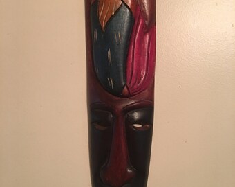 Indigenous Boruca Mask Authentic Boruca mask wooden mask.