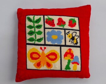 Needlepoint pillow | Etsy