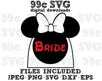 Mickey wedding svg | Etsy