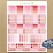 Daily spending stickers Printable. Expense log budget plan