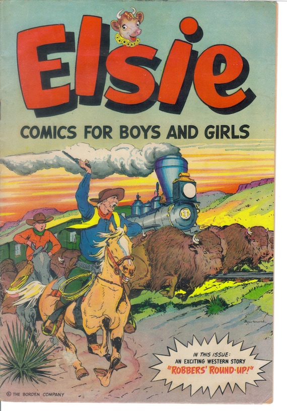 Elsie the Cow Borden's promo comic book advertising