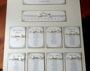 Wedding table plan | Etsy