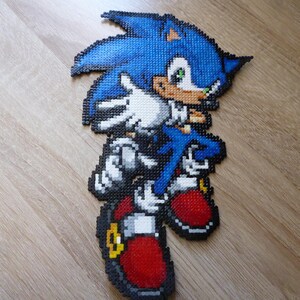 Sonic perler bead | Etsy