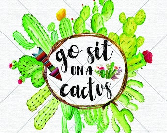 Cactus sayings | Etsy