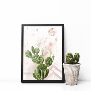 Cactus poster | Etsy