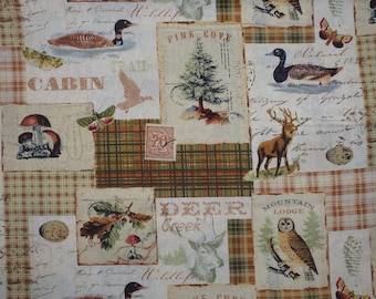 Cabin fabric | Etsy