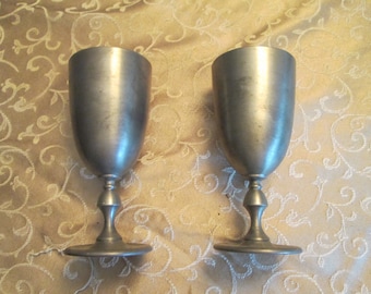 Pewter goblet | Etsy