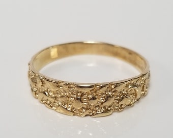 Gold pinky ring | Etsy