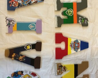 Paw patrol letters | Etsy