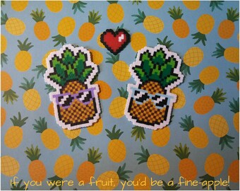 Pineapple perler | Etsy