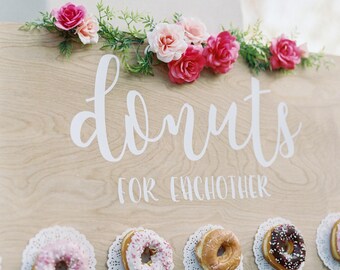 Donut sign | Etsy