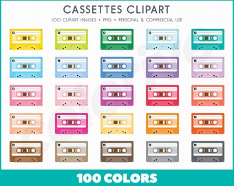 Cassette clipart | Etsy