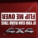 If You Can Read This Flip Me Over Funny Bumper Sticker Vinyl