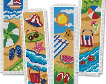 Beach cross stitch | Etsy