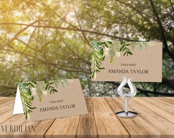 Folded place cards | Etsy