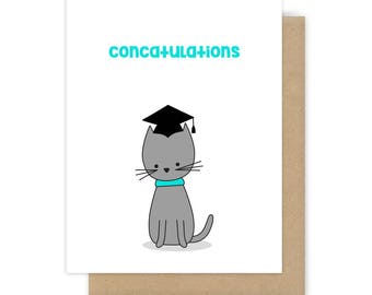Pun graduation card | Etsy