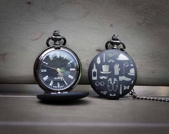 Custom pocket watch | Etsy