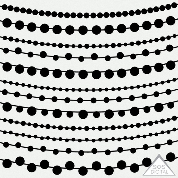 String Lights Clipart Light Strings Black Light Strings PNG