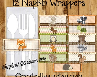 Silverware wraps | Etsy