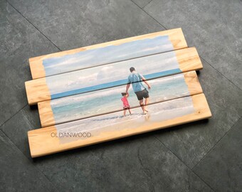 Pallet picture frame | Etsy