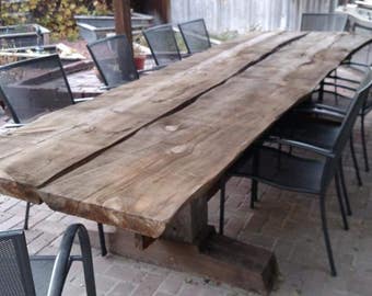 Live edge table | Etsy