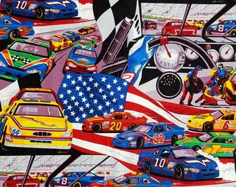 Race car fabric | Etsy