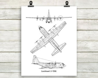C130 airplane decor | Etsy