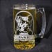 Personalized Boxer Dog Beer Mug Engraved Gift for Dog Lover