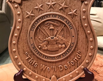 Military plaque | Etsy