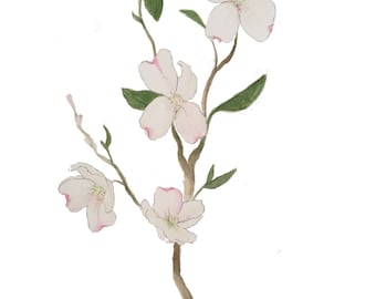 Dogwood paintings | Etsy