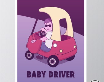 Baby driver poster | Etsy