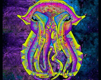 Psychedelic fish | Etsy