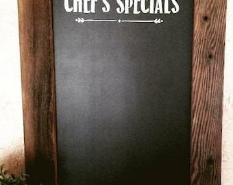 Chef chalkboard | Etsy