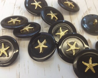 Starfish button | Etsy