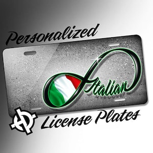 Italy license plate | Etsy