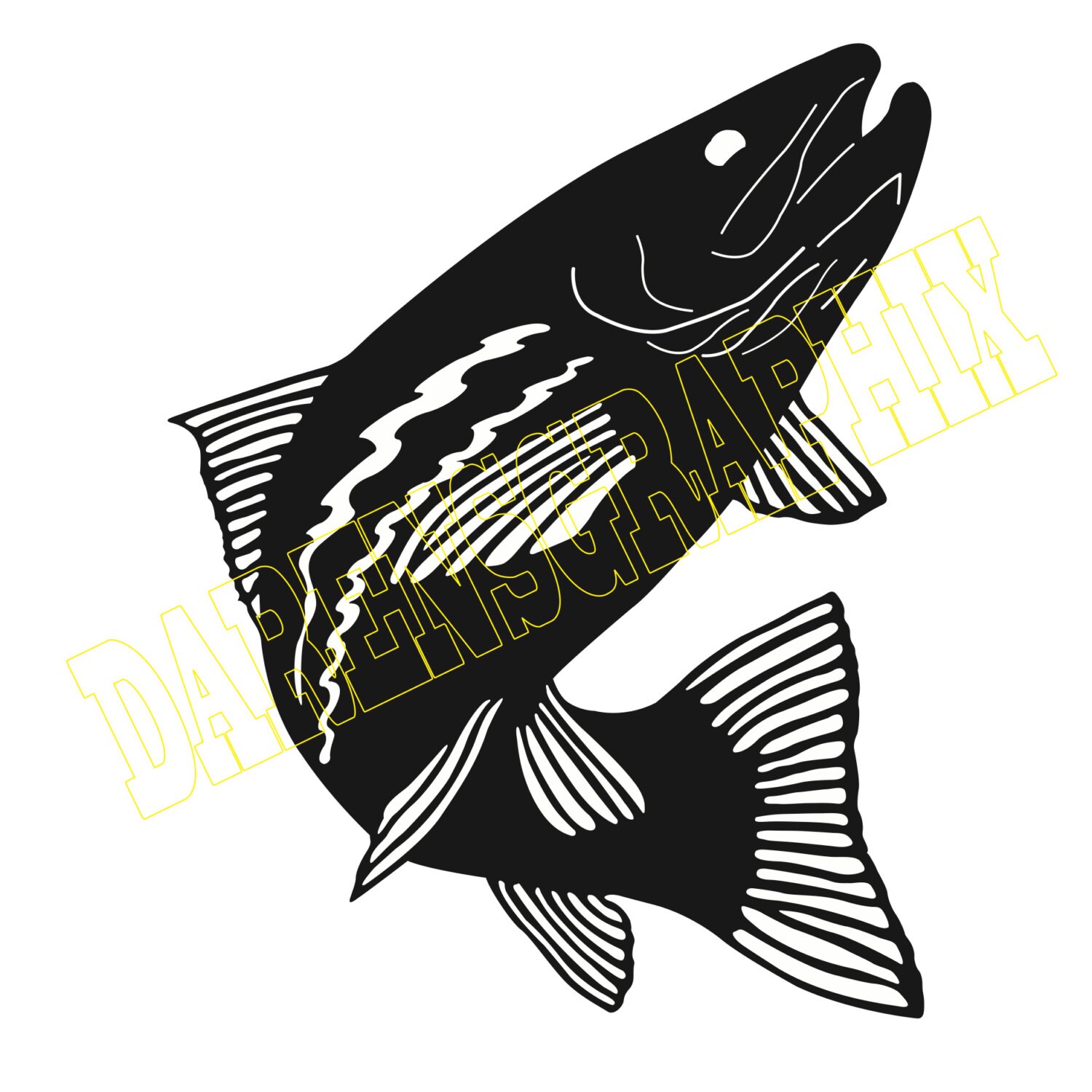 DXF File Rainbow Trout