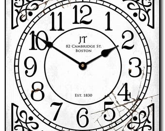 Square wall clock | Etsy