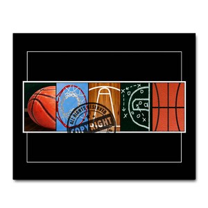 Basketball letters | Etsy