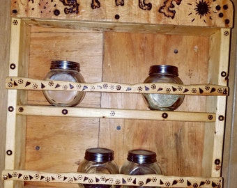 Rustic spice rack | Etsy
