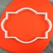Rectangle Plaque 7 Cookie Cutter SHARP EDGES FAST