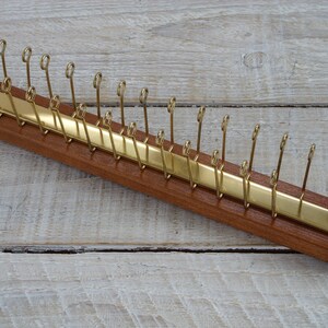 Wood tie rack | Etsy