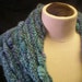 COWL PATTERN for handspun textured coiled art yarn Honeypot